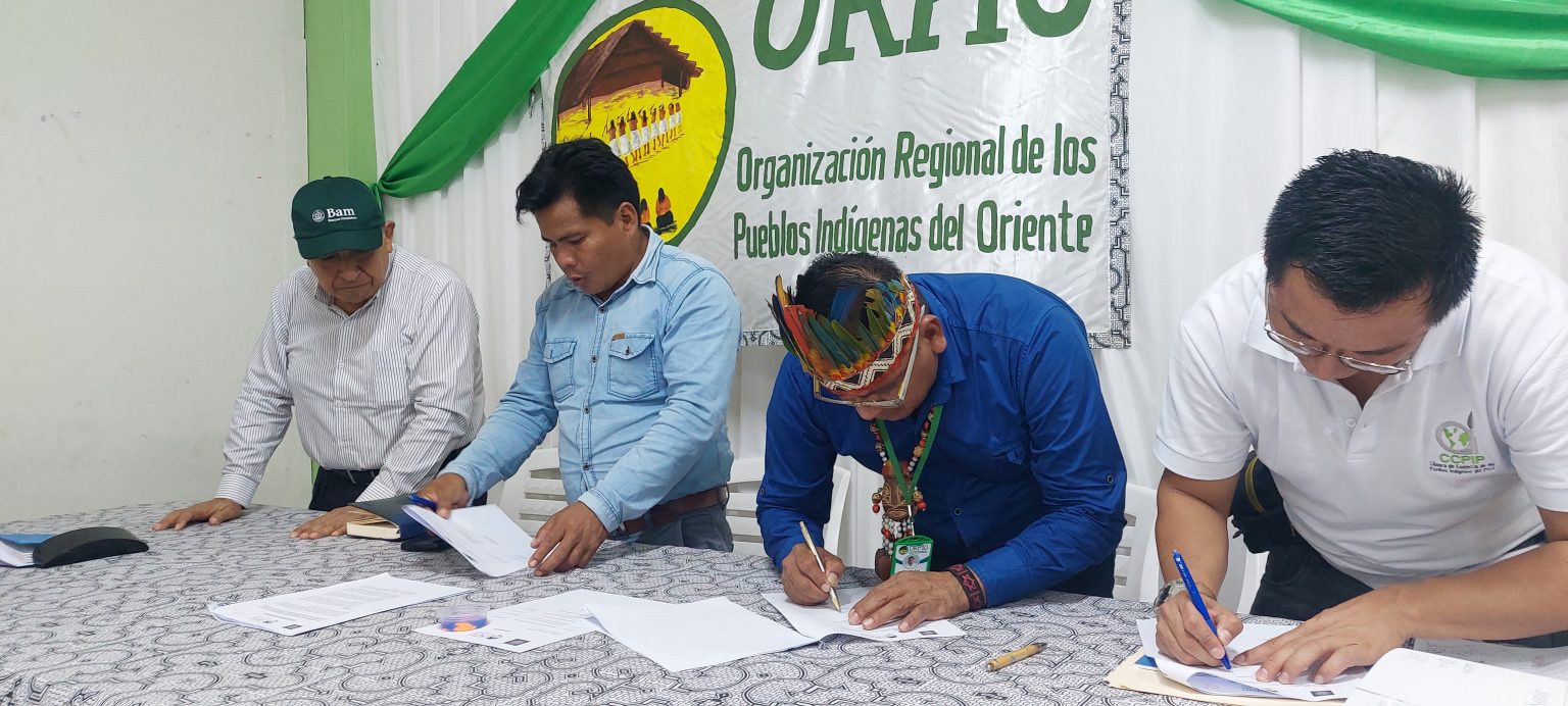 Collaborative agreement between BAM and indigenous organizations for ...